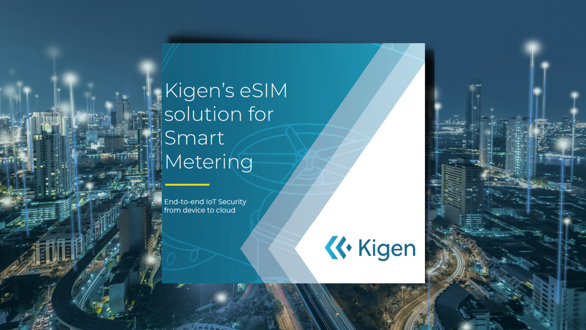 Kigen's eSIM solution for Smart Meters