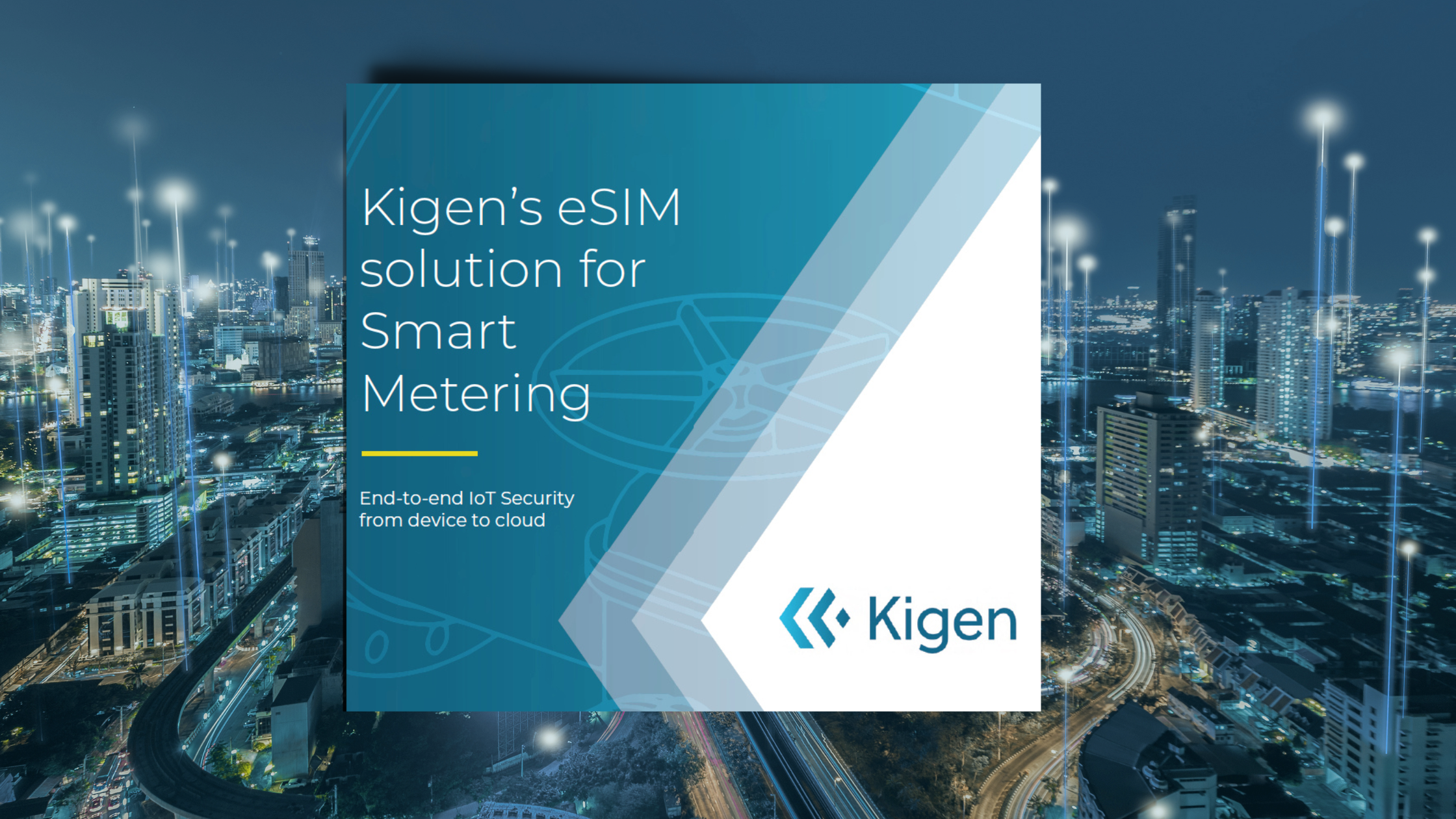 Kigen's eSIM solution for Smart Meters