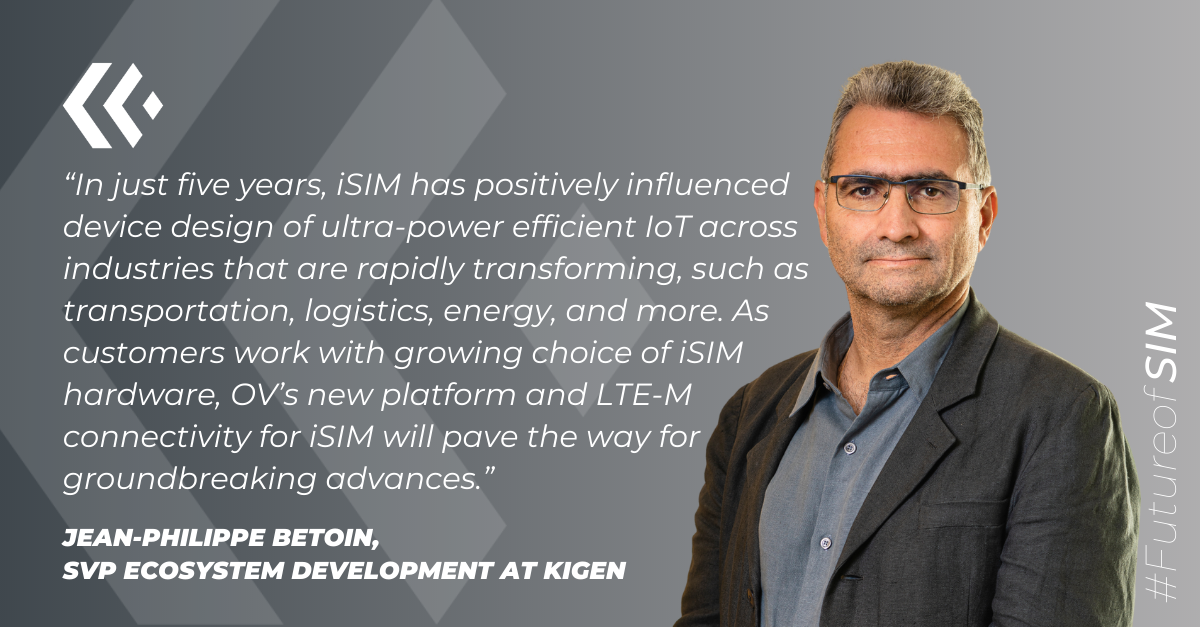 Kigen News - OV joins Kigen iSIM ecosystem Kigen News - OV joins Kigen iSIM ecosystem