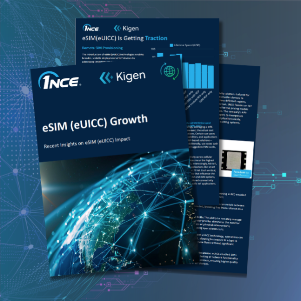 1NCE and Kigen eSIM connectivity whitepeaper