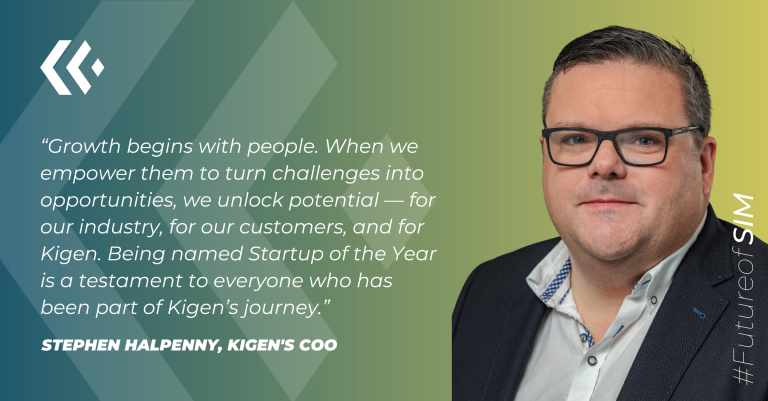 Kigen - Kigen wins Startup of The Year award from Mobile Breakthrough