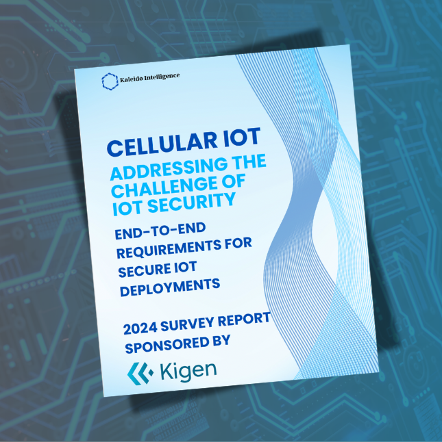 Enterprise IoT security and connectivity findings - Kigen