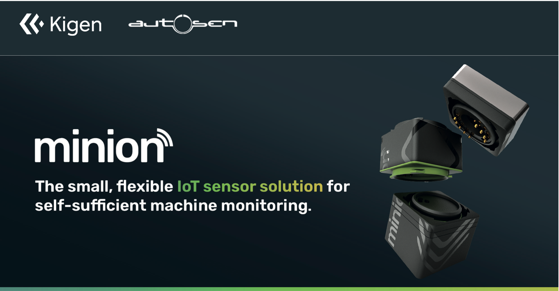 Kigen - Kigen iSIM enables autosen minion IIoT sensor system
